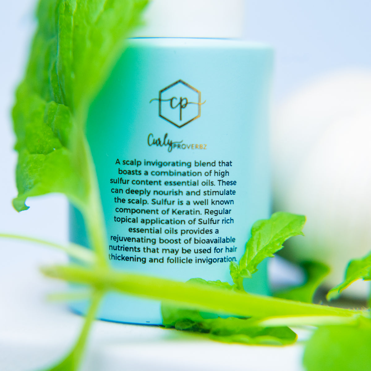 Peppermint and Garlic Hit – Curly Proverbz